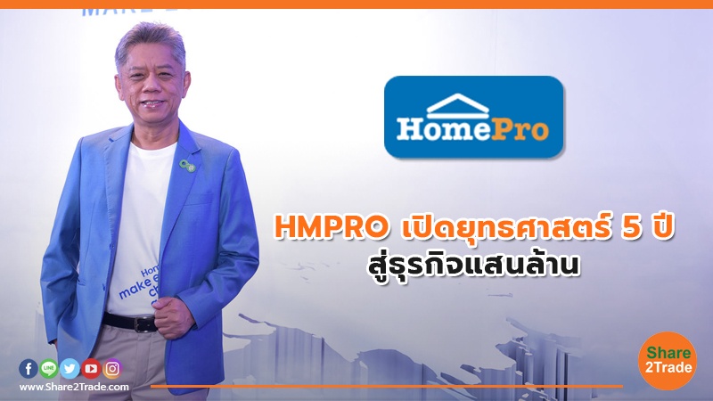 HMPRO เปิดยุทธศาสตร์ 5 ปี สู่ธุรกิจแสนล้าน | Share2Trade